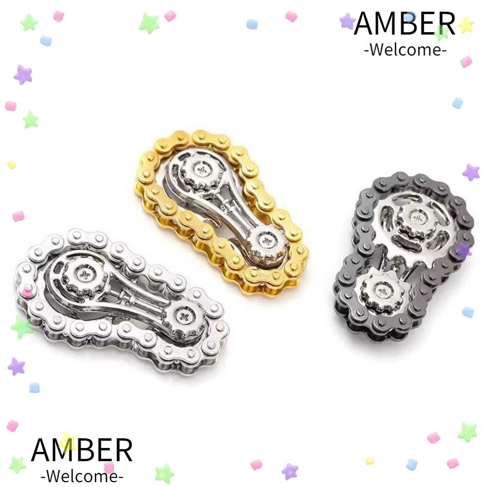 AMBER Sprocket Fidget Spinner, EDC Spinner Antistress ความวิตกกังวล ...