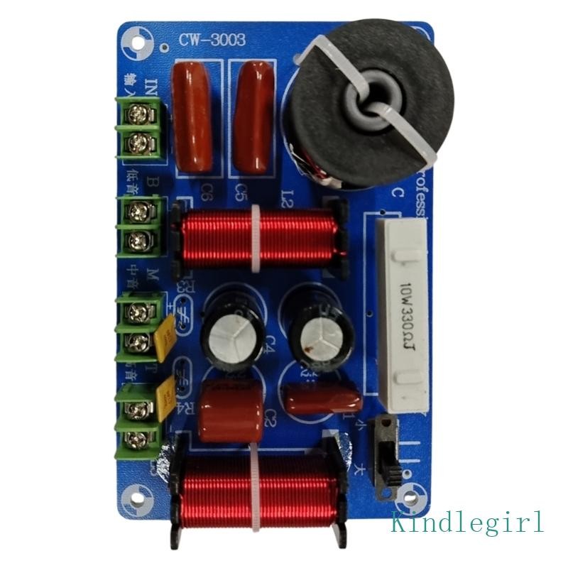 ELEGAN CW3003 ตัวแบ่งความถี่ความเที่ยงตรงสูง 300W ตัวแบ่งความถี่ที่ทนทานตัวกรองเสียง Hi-Fi ตัว ...