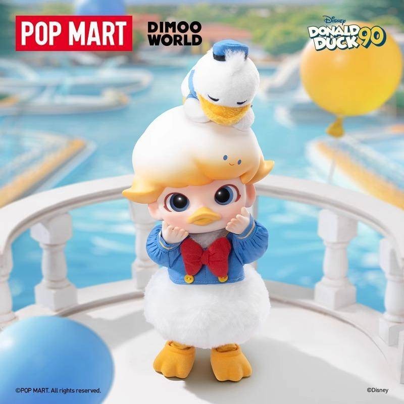 Dimoo Donald Duck Action Figure 1/8 ของเล่นของขวัญตุ๊กตาน่ารักฟิกเกอร์ ...