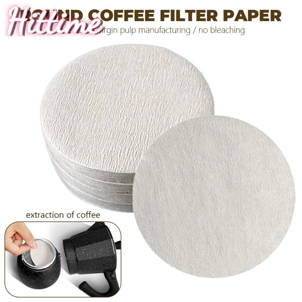 Hittime 100 ชิ้นรอบกระดาษกรองกาแฟ Espresso เครื่องชงกาแฟ Professional ตัวกรองกระดาษ Moka หม้อ ...