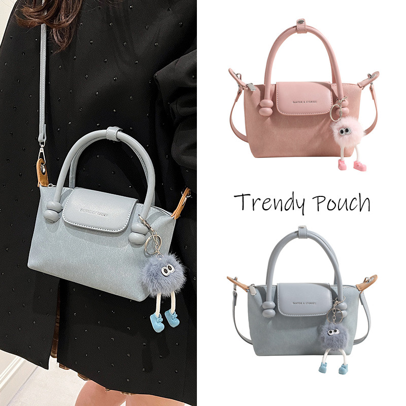 TRENDY POUCH กระเป๋าสะพายใหม่อินเทรนด์ระดับไฮเอนด์สีทึบน่ารักเกี๊ยวหวาน ...