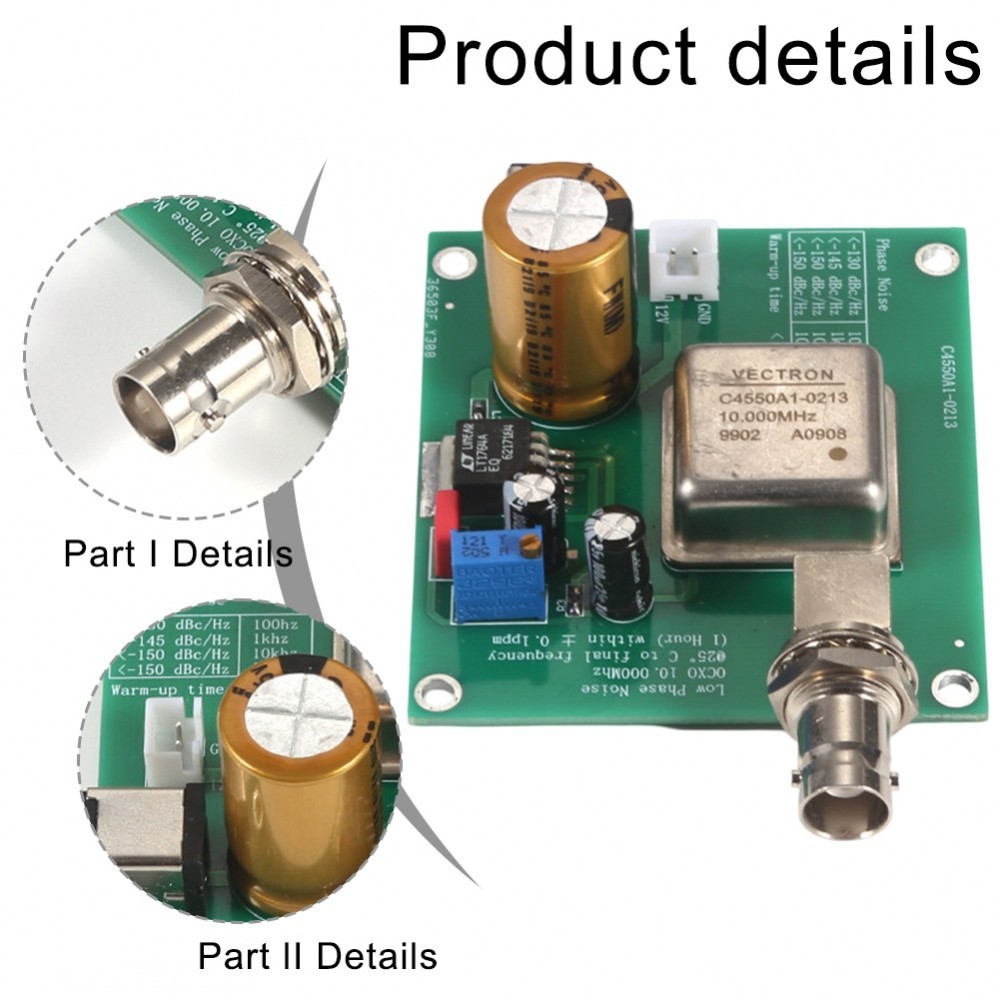C4550A1 Precision Timing Oscillator with Low Phase Noise at 10MHz Speed ...