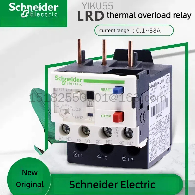 Schneider เทอร์โมรีเลย์ไฟฟ้า LRD08C/10C/22C/16C/20C/21C/32C/35C การป้องกันการโอเวอร์โหลดสามเฟส ...