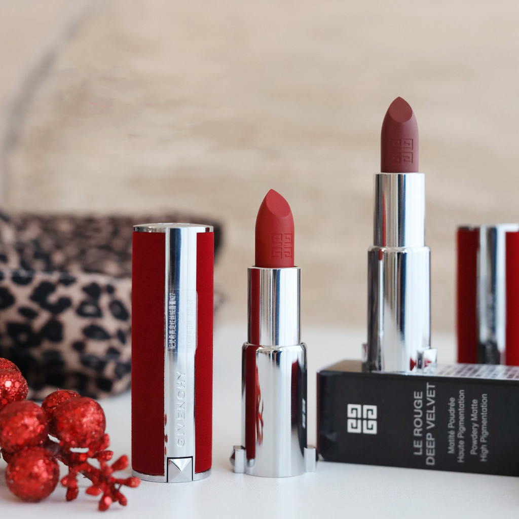 Givenchy Haute Couture Red Velvet Lipstick Lambskin Matte Lipstick #N37 #N27 เอ็น38 | Shopee ...