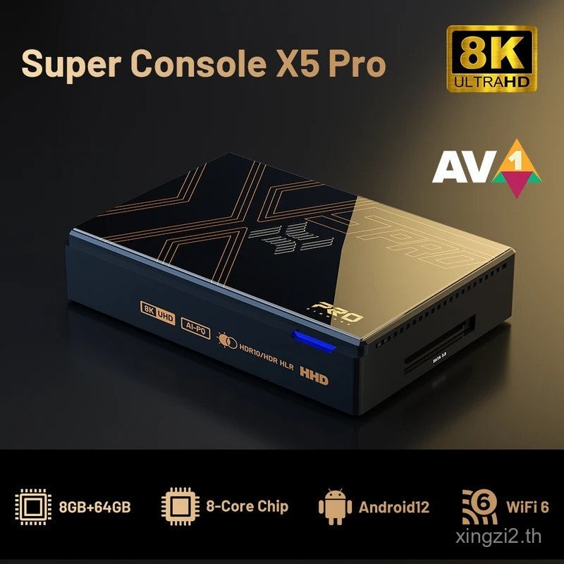 Kinhank Super Console X5 Pro Android TV Box สำหรับ8K @ 60FPS 4K ...