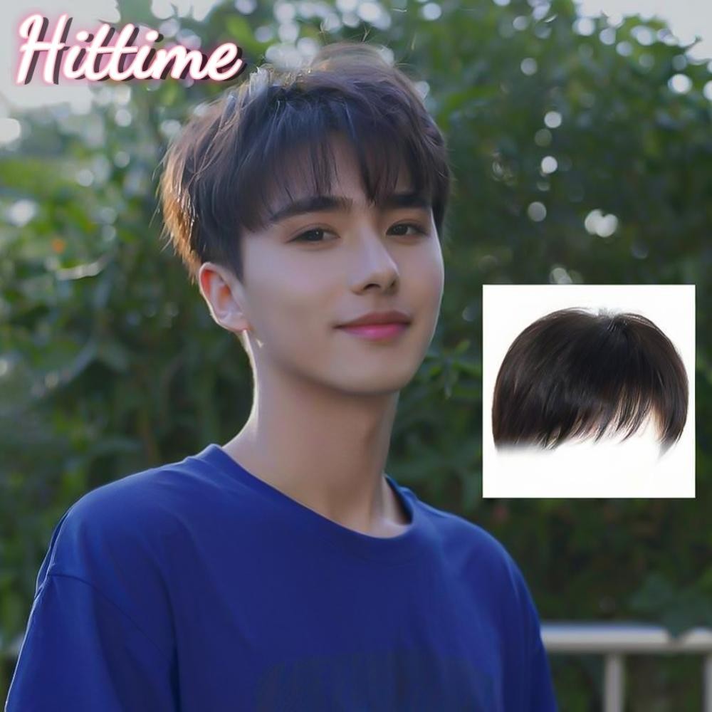 Hittime วิกผมผู้ชายหัวเปลี่ยนบล็อกนิ้วหัวเมดิเตอร์เรเนียนหัวล้านคลุมผมสีขาวธรรมชาติระบายอากาศ ...