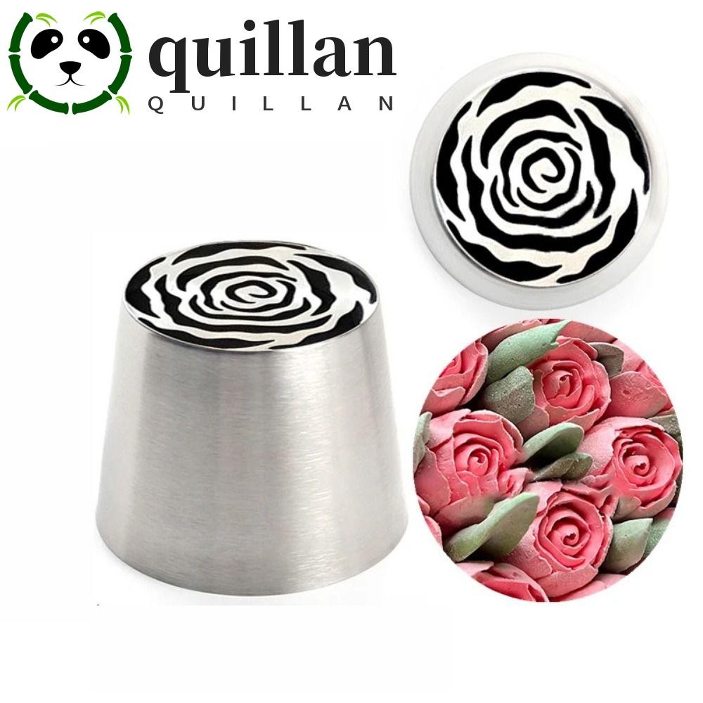 QUILLAN ดอกไม้บีบปาก,ขนาดใหญ่ Creative Pastry Piping หัวฉีด,สแตนเลสทนทาน DIY Multi สไตล์ครีมหัว ...