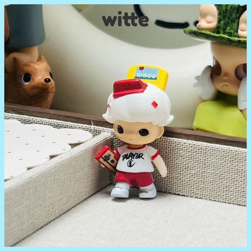 WITTE DIMOO กล่อง, Lucky Cat Time Roaming Series เครื่องประดับขนาดเล็ก ...