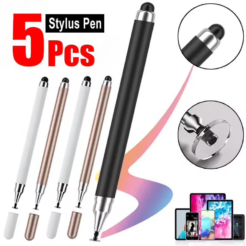 ปากกาสไตลัสแบบ Dual Tip 2-in-1 พร้อมปลายไนลอนที่มีความแม่นยําและหัวยาง ...