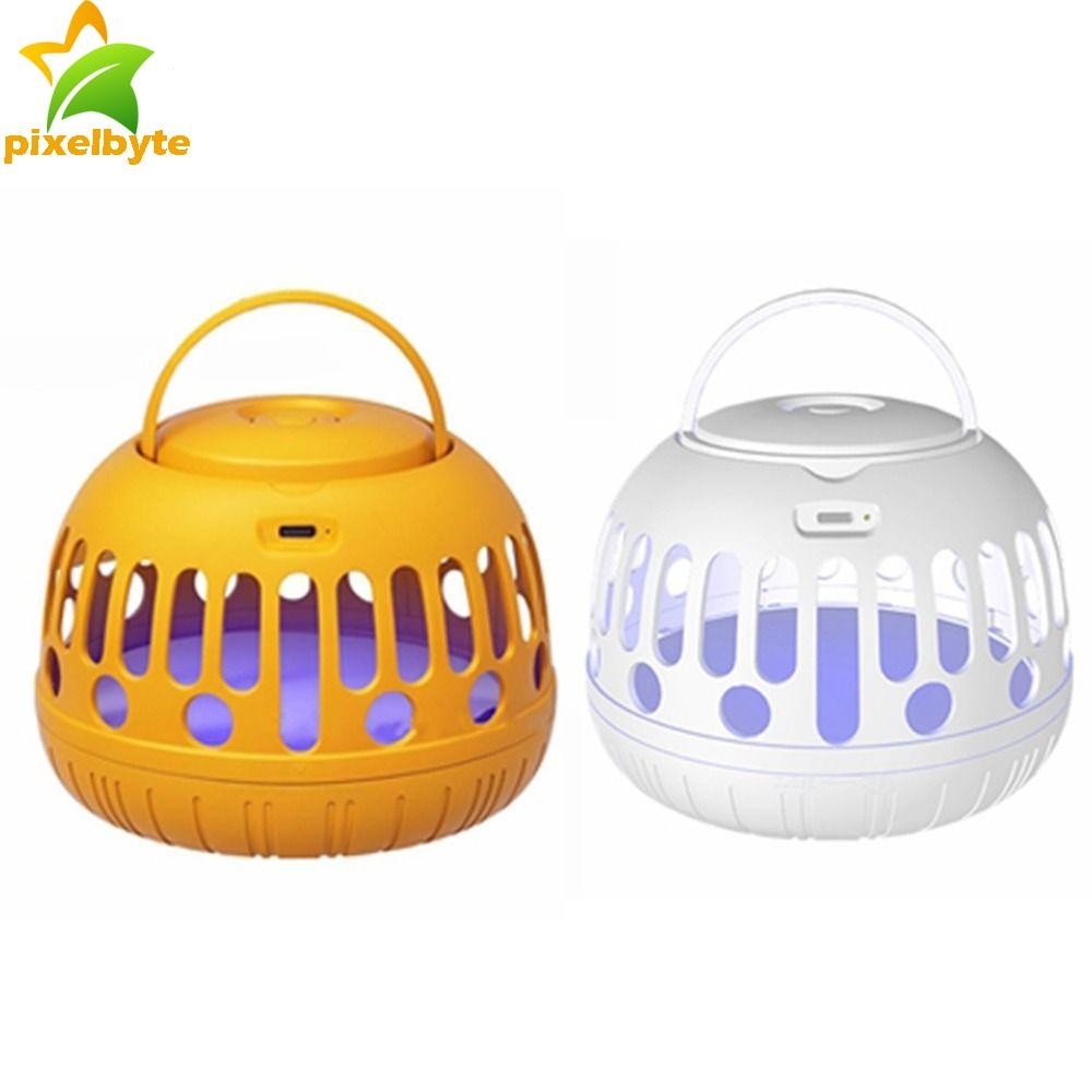 PIXELBYTE กับดักหมัดสัตว์เลี้ยง, Type-C ชาร์จปลอดสารพิษยุง Fly Catcher, กระดาษเหนียว LED แสงสี ...