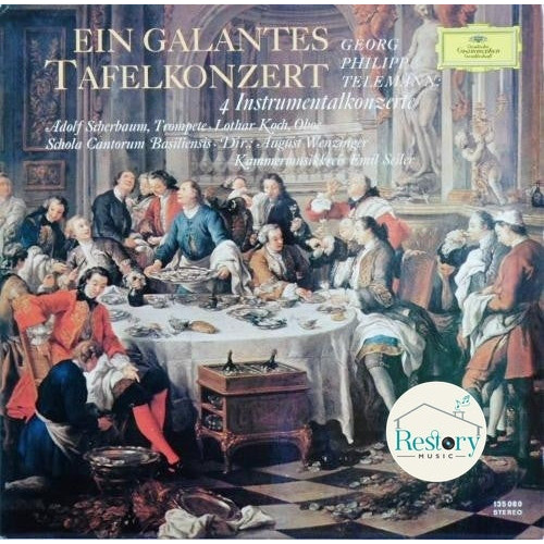 แผ่นเสียง Georg Philipp Telemann, Adolf Scherbaum • Lothar Koch, Schola ...