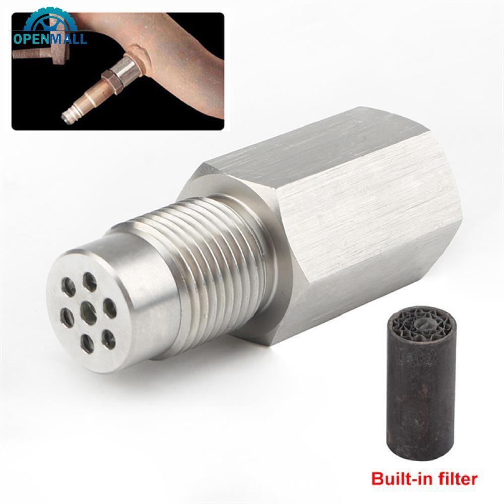 OML Universal สแตนเลสตรวจสอบไฟเครื่องยนต์ CEL Mini Catalyst O2 Sensor ...