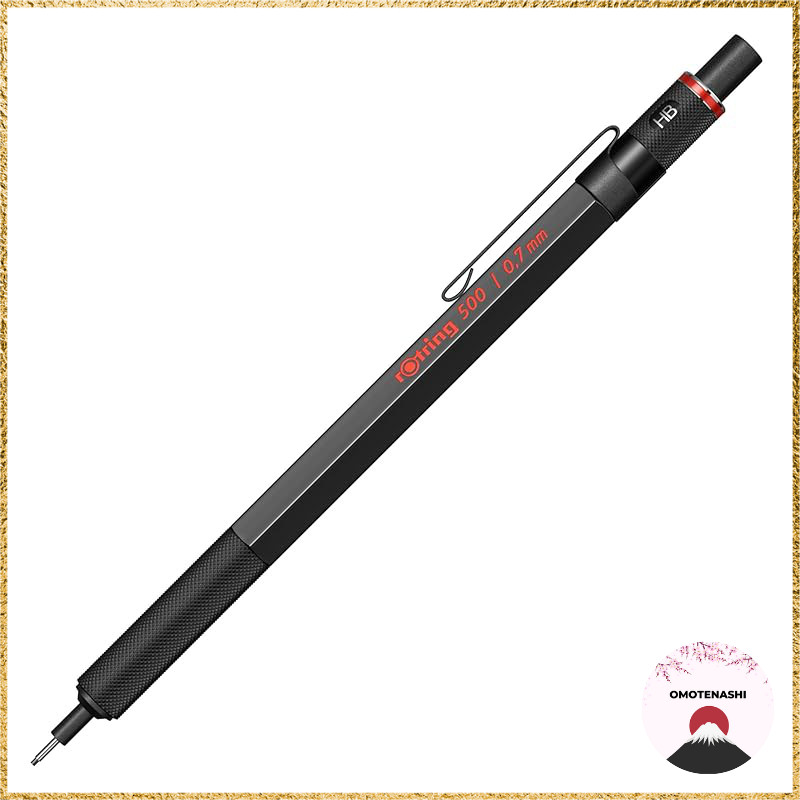 Rotring 500N 0.7mm Mechanical Pencil - Black [Japan Genuine Product ...