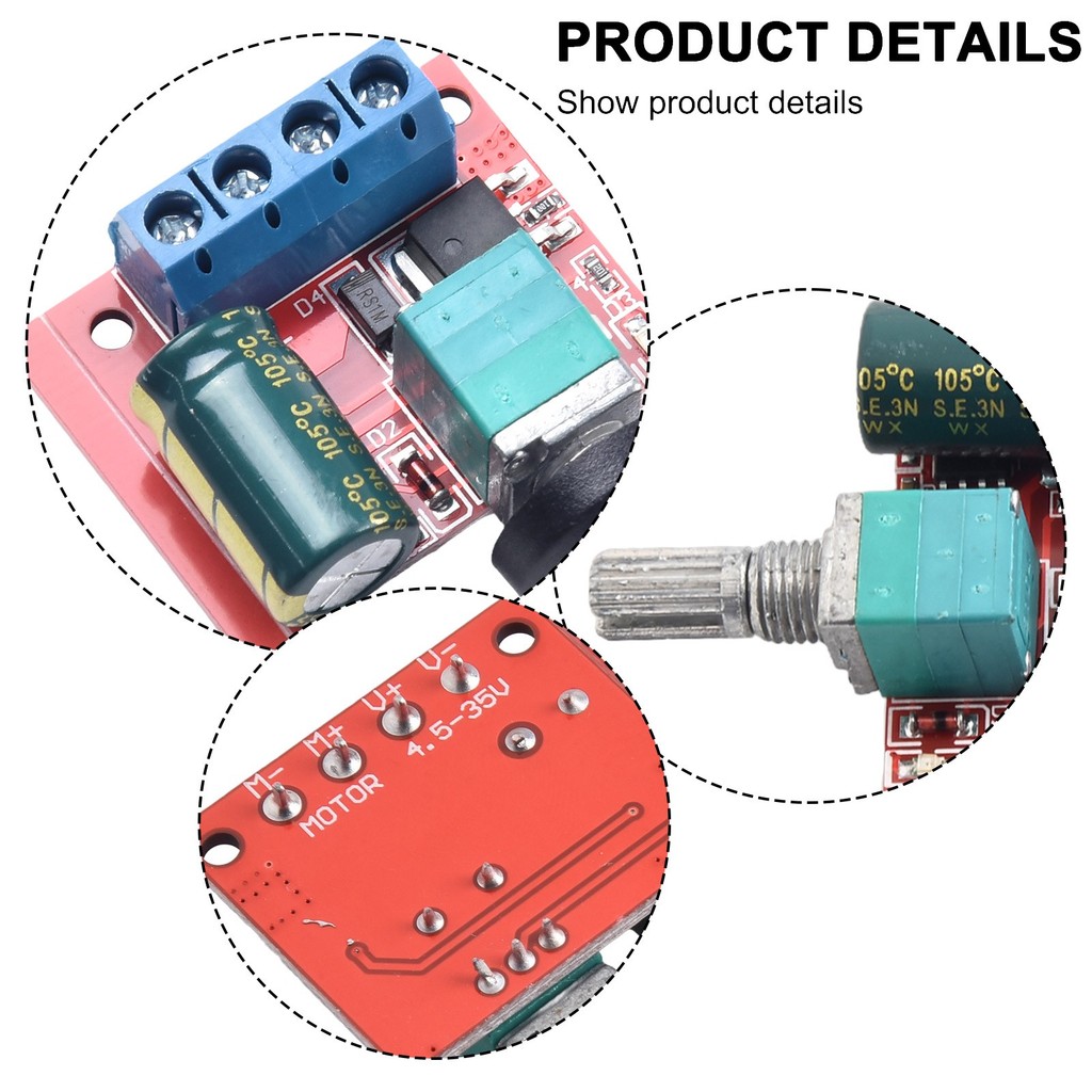 Easily Integrated PWM Speed Control Device for Various Projects and ...