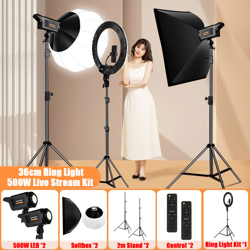 36cm Ring Light Live Stream Soft led Lighting Kit ไฟไลฟ์สด ไฟสตูดิโอ ไฟ ...