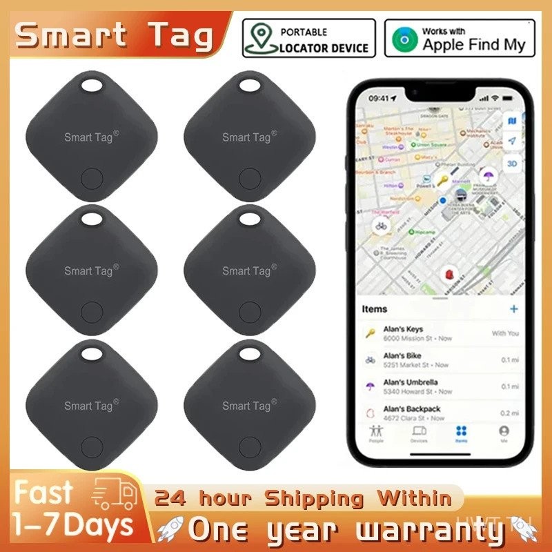 Smart GPS Tag Key Finder ทำงานร่วมกับ Apple Find My Global Network ...