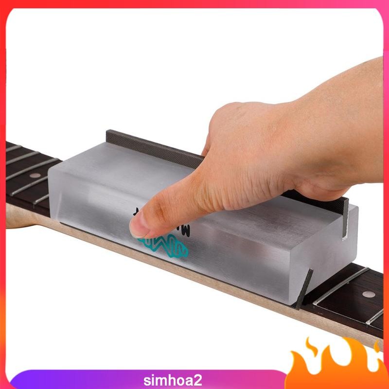 [Simhoa2] Fret End Dressing Fret Leveler Sanding Block การปรับระดับ ...