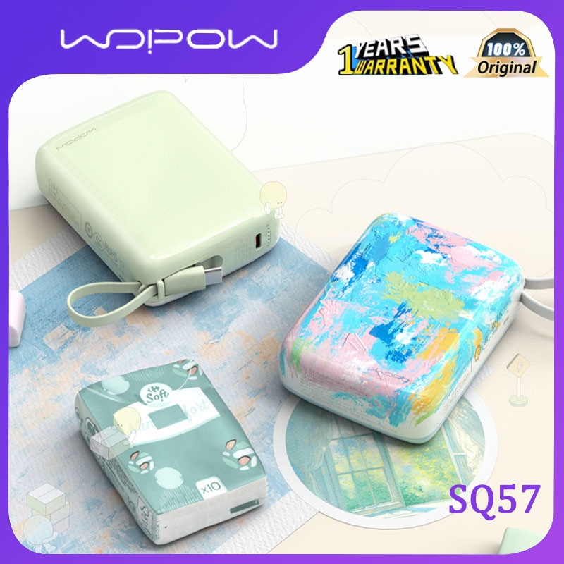พาวเวอร์แบงค์ WOPOW SQ57 ชาร์จเร็วความจุสูง 20,000 mah แหล่งพลังงานมือ ...