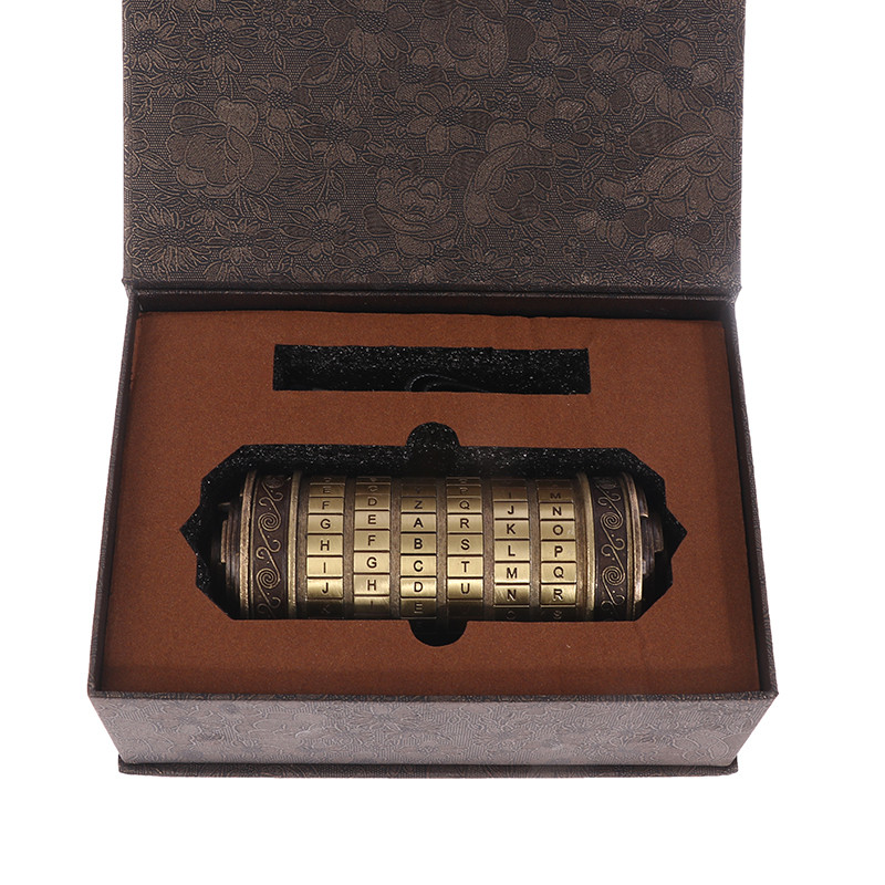 [thsgrt1] Da Vinci Code Toys Metal Cryptex Locks Wedding Gift ของขวัญ ...