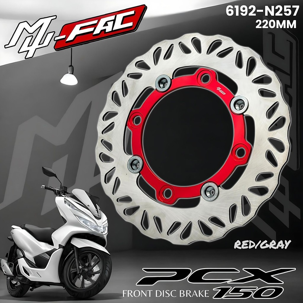 Mufac Front Disc PCX 150 Floating Disc Brake Series N257 ขนาด 220mm ...