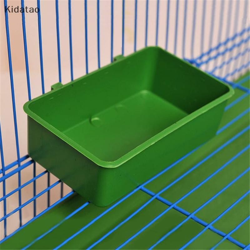 Kidatao Creative Green Food Tray Parrot อ่างอาบน้ําสัตว์ Cage Shower ...