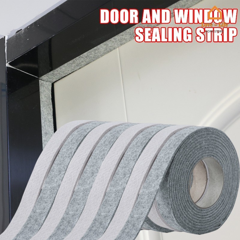 Windproof Noise Reduction Tape - Self Adhesive Thicken Quiet Felt Seal ...