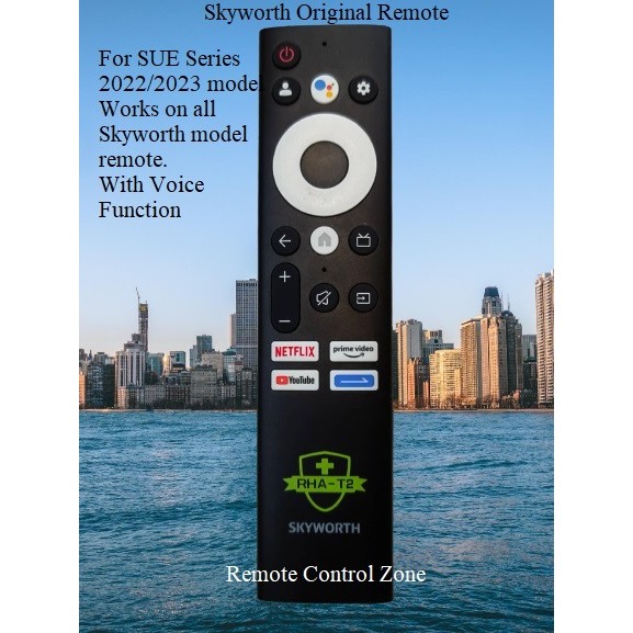 ใหม่ Skyworth SUE Series Remote Skyworth Coocaa Xtreme Remote RHA-T2 พร้อม VOICE Command Android ...