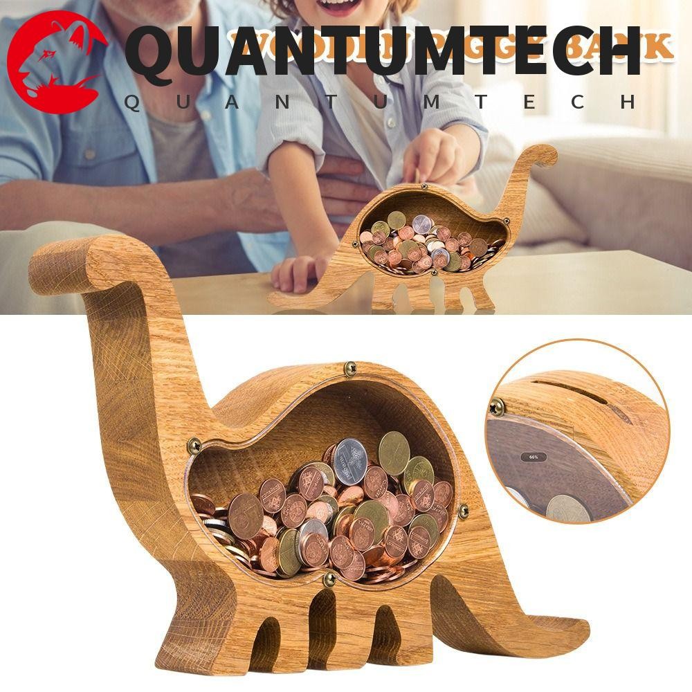 QUANTUMTECH Piggy Bank สัตว์ DIY หัตถกรรมเด็กประหยัดเหรียญเงิน Enough-ความจุ Creative Storage ...