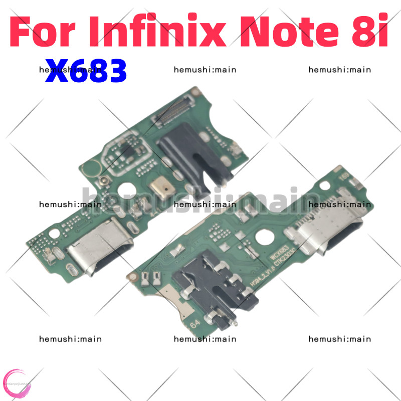 สําหรับ Infinix Note 8i X683 แท่นชาร์จ USB พอร์ตไมโครโฟนไมโครโฟนเชื่อม ...