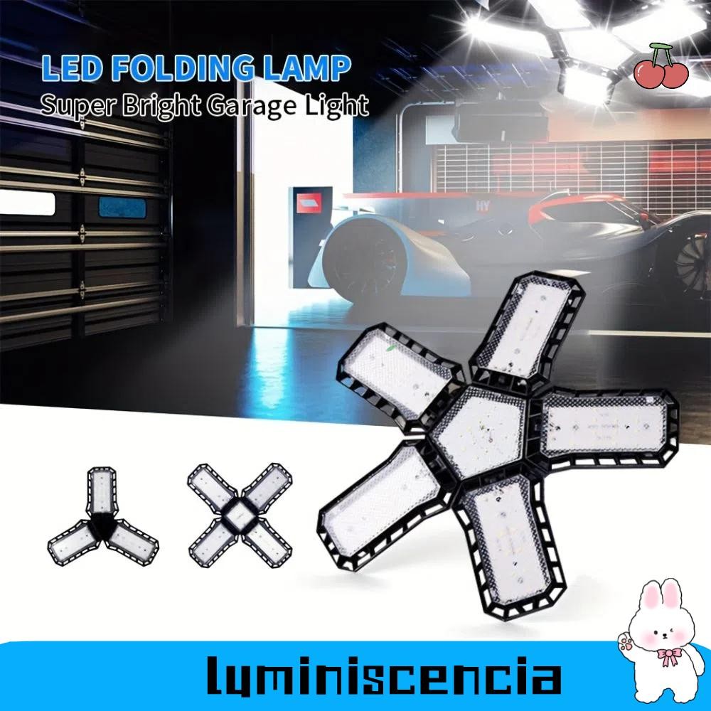 LUMINESCENCIA ไฟโรงรถ Super Bright 45W 60W 80W โคมไฟเพดาน, แผงปรับได้ ...