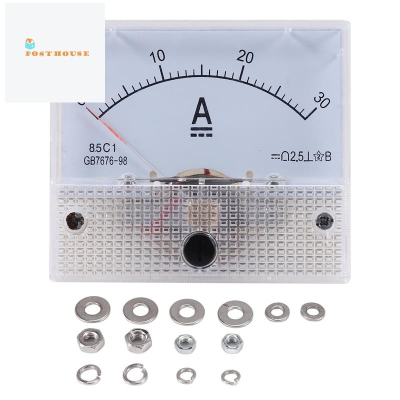 [posthouse]85C1-A Dc Analog Ampere Meter Panel Meter Gauge 30A Amp ...