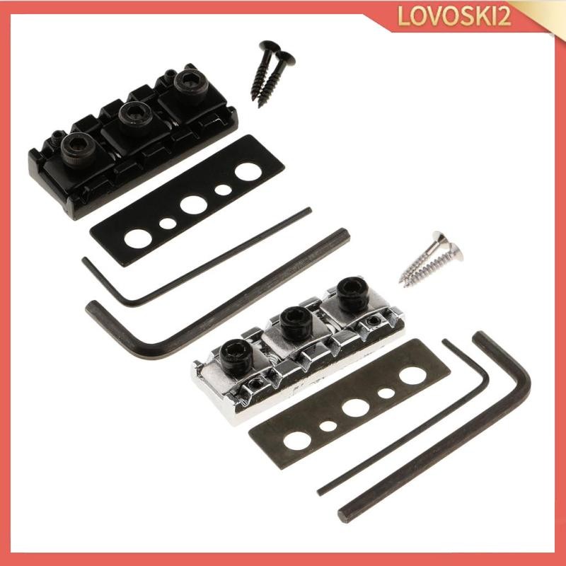 [Lovoski2] Guitar Tremolo Locking Nut Set สําหรับชิ้นส่วนทดแทนกีตาร์ ...