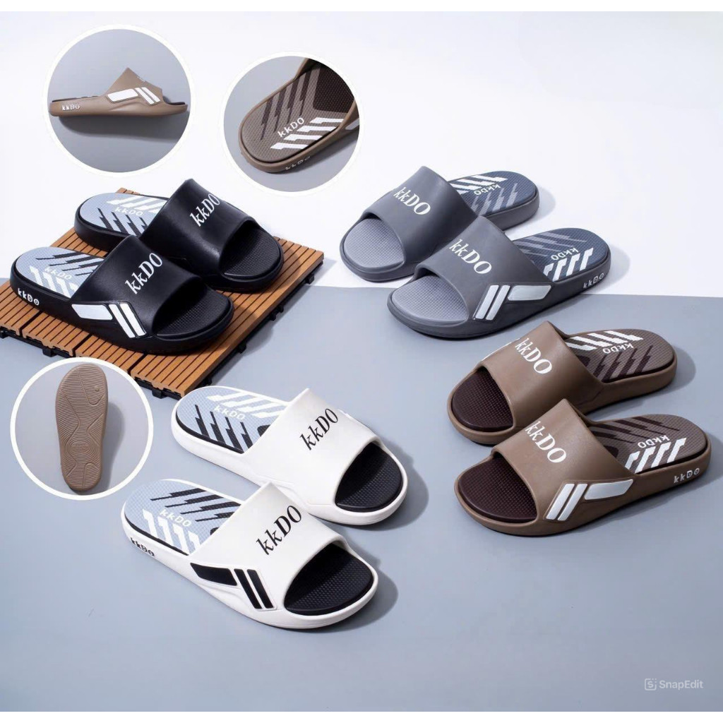 Kkdo รองเท้าแตะสายไขว้ขึ้นรูปชิ้นเดียว แฟชั่นกีฬา โรงงานแท้ (6218 ...