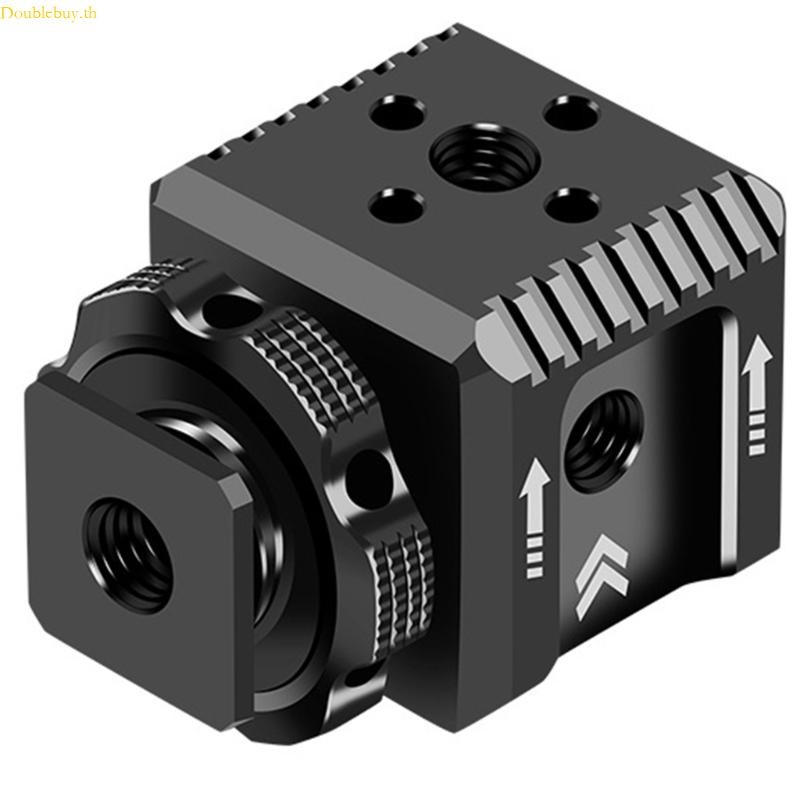 Doublebuy Triple Hot Shoe Base Microphone Mount Rack with 1 4 Screw ...