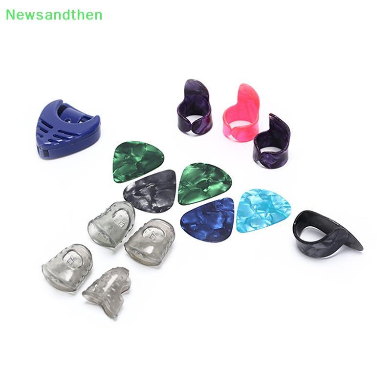 Newsandthen อุปกรณ์กีตาร์ซิลิโคนปลายนิ้วป้องกันกีตาร์ Finger Pick ...