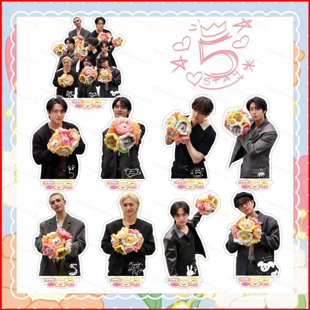 SQ1 Stray Kids SEUNGMIN Felix ผู้ถือแผ่นอะคริลิคขาตั้งแผ่น Home Desktop ...