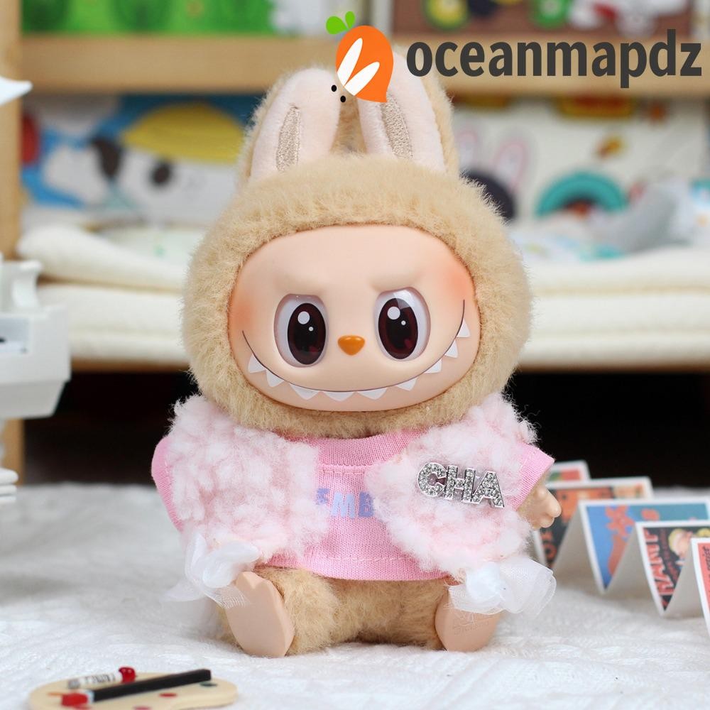 Oceanmapdz นั่ง Party Labubu ตุ๊กตาเสื้อผ้า, ของเล่นอุปกรณ์เสริมชุด Labubu ชุดตุ๊กตา, Trim DIY ...