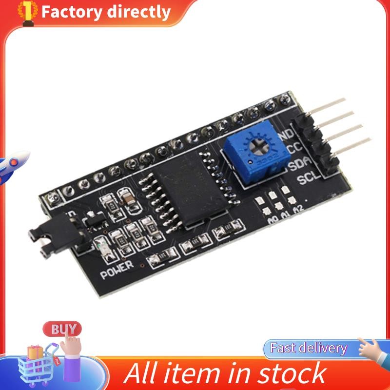10PCS PCF8574 จอแสดงผล LCD โมดูลอะแดปเตอร์ IIC I2C LCD1602 2004 IIC Serial Interface Board 5V ...