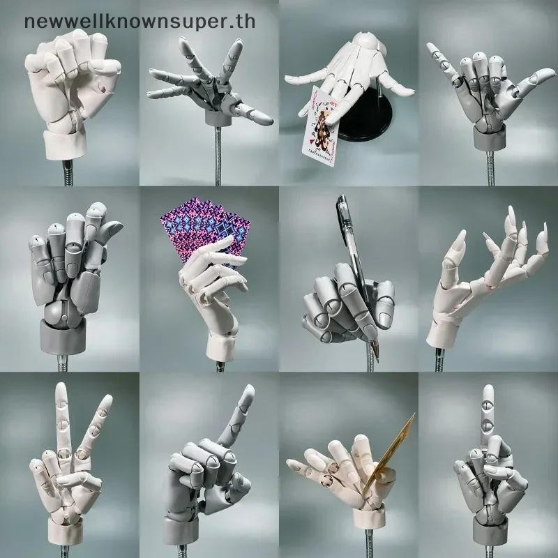ใหม่ Articulated Hand Model Drawing Figurine Sketch Artist ภาพวาด ...