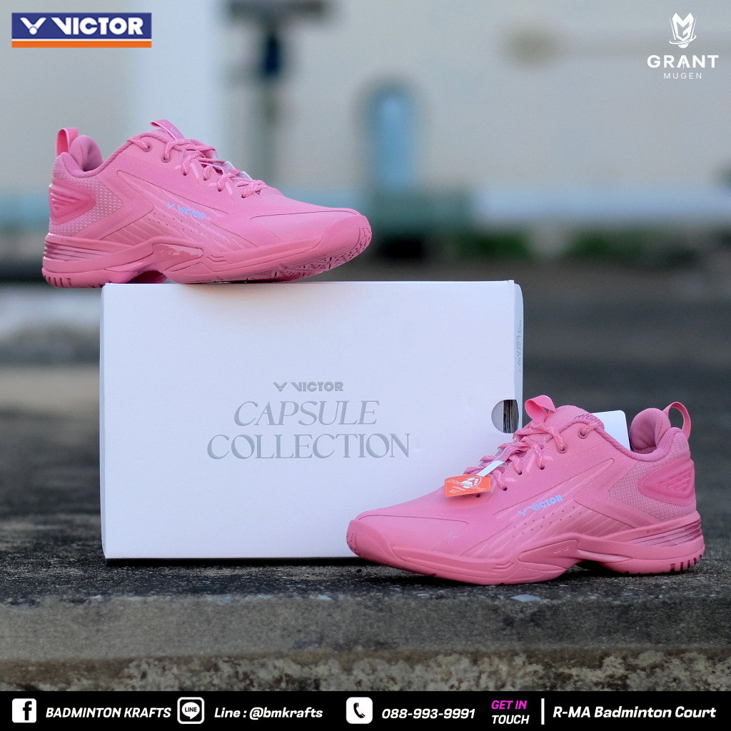 รองเท้าแบดมินตัน Victor Capsule Collection (Flamingo Pink) | Shopee ...