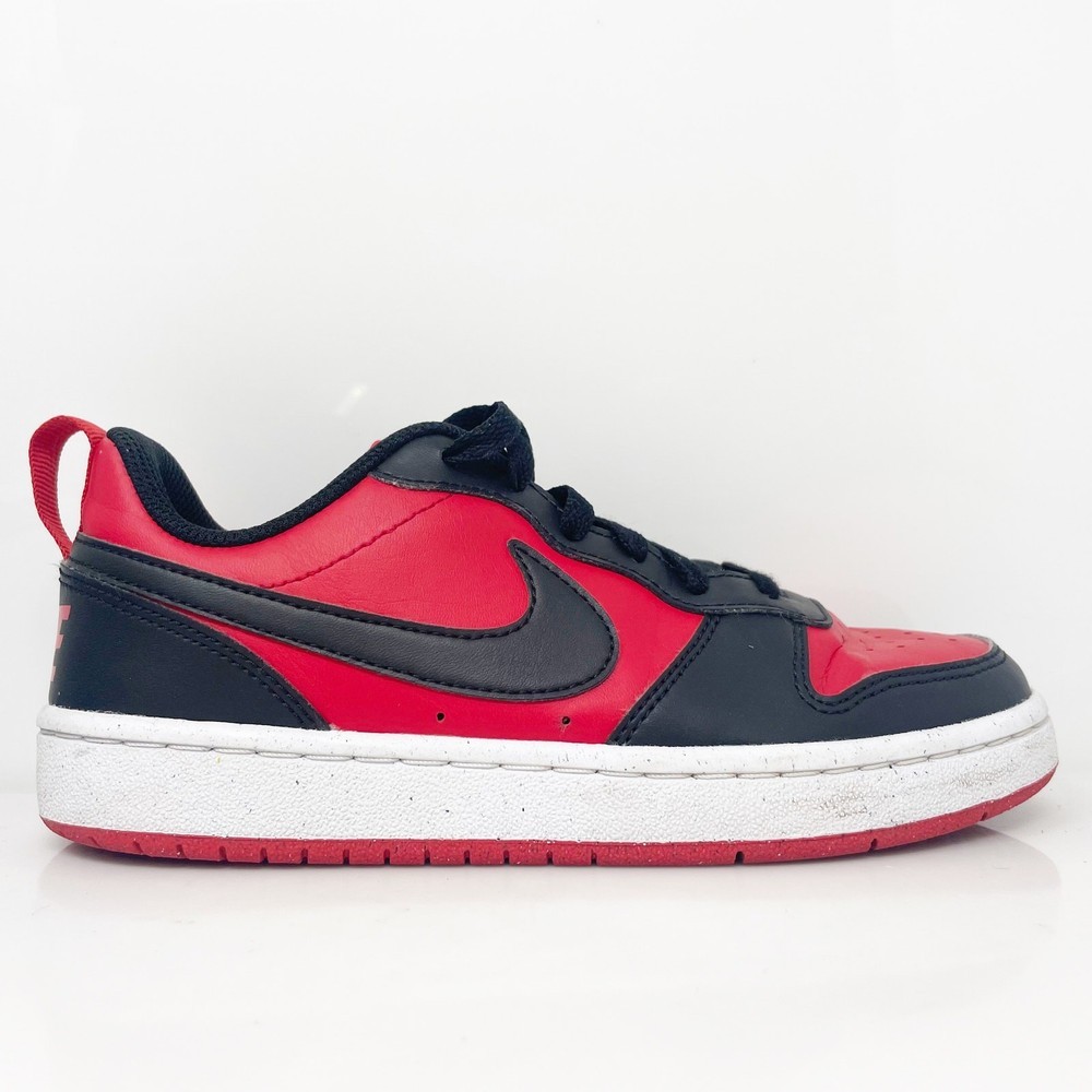 Nike Boys Court Borough Low Recraft DV5456-600 รองเท้าลําลองสีแดง ...