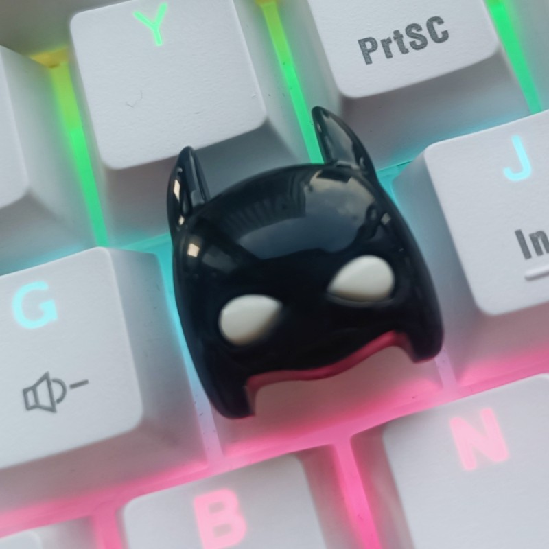 หมวกเบสบอลแบทแมน Marvel Hero Keycaps คีย์บอร์ดแบบกลไก ESC ปุ่มกดโปร่ง ...