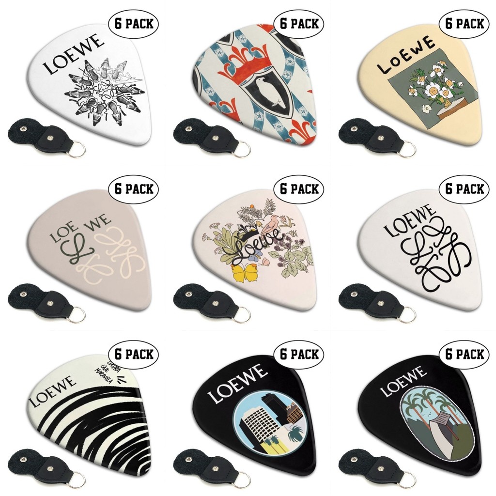 LOEW 6PCS Guitar pick 3 Different ความหนา Guitar Picks เหมาะสําหรับ ...