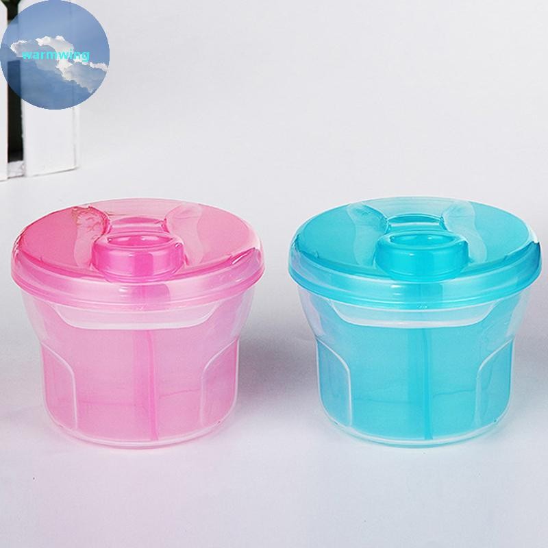 Warmwing แบบพกพานมผงเด็กสูตรเครื่องจ่ายอาหารคอนเทนเนอร์ทารก Mix Storage ขวดนมเด็ก Care Travel ...