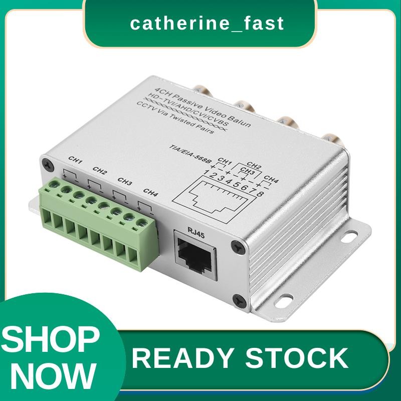 In Stock UTP 4 Channel Passive Video Balun Transceiver | Shopee Thailand