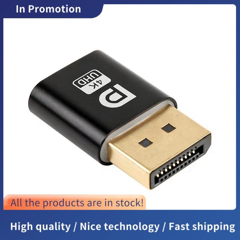 4k Displayport Dummy Plug DP Virtual Display Adapter สําหรับ PC กราฟิก ...
