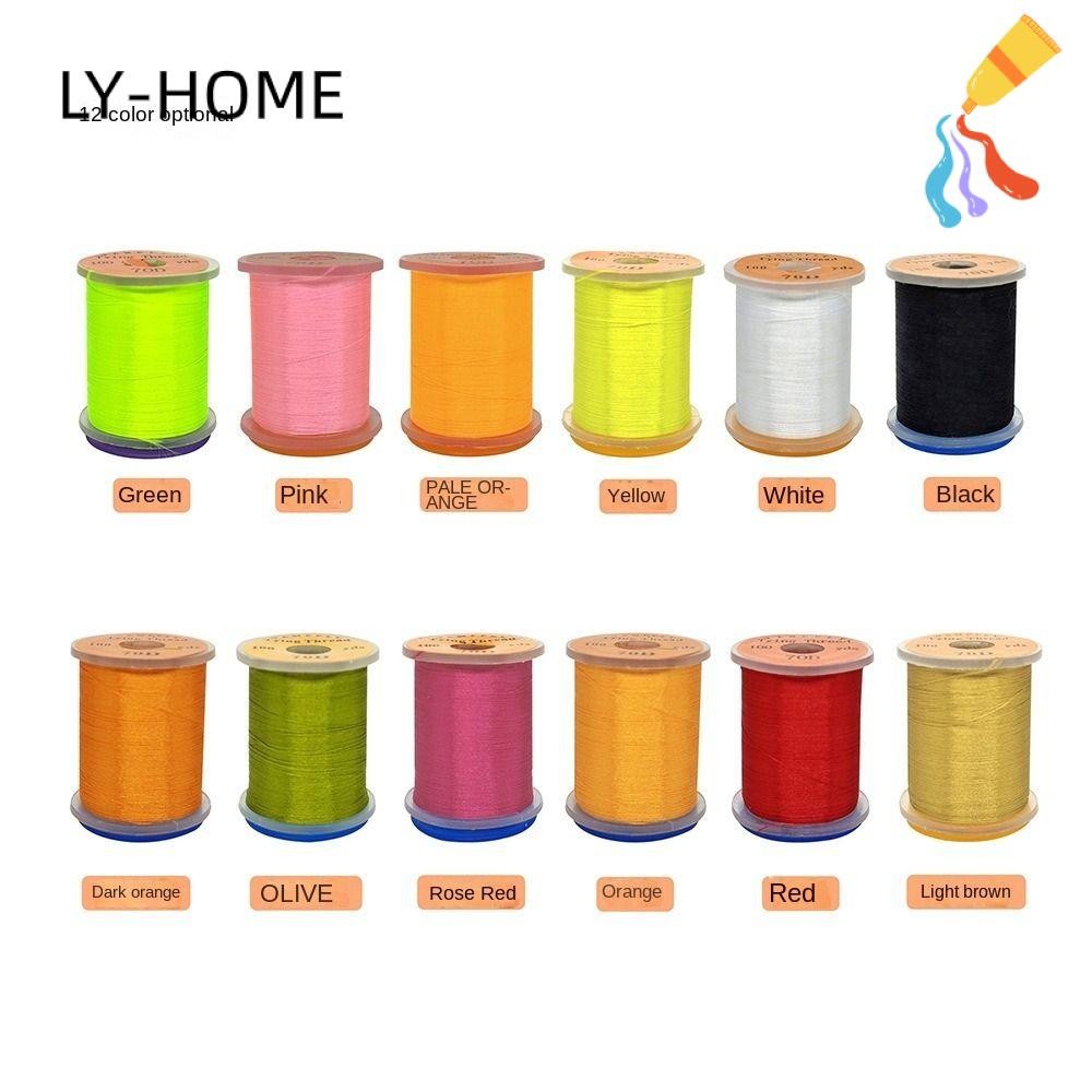 LY Fly สายตกปลา, ด้ายพรีเมี่ยม Fly Tying Thread Line, สายตกปลาปลาแซลมอน ...