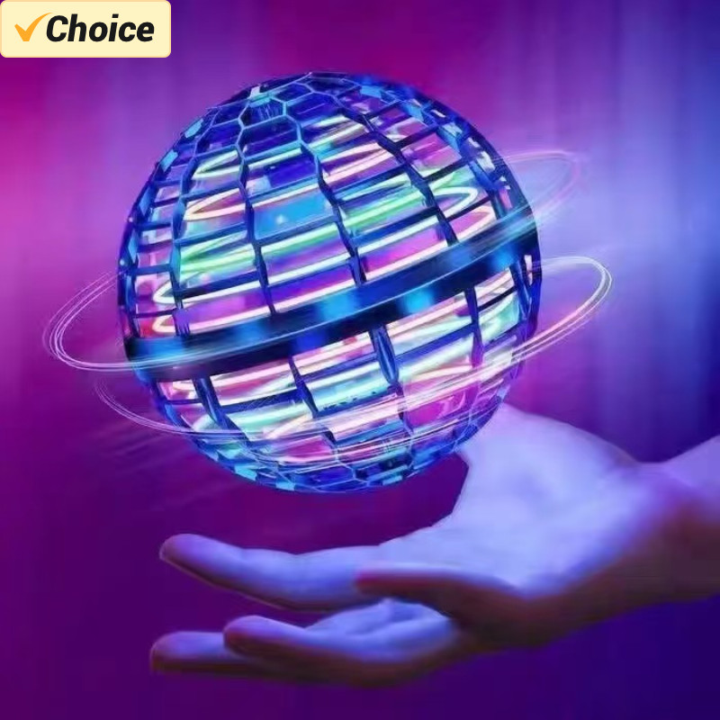 Flying Ball Spinner Boomerang Flyorb Magic พร้อมไฟ LED Drone Hover Fly ...