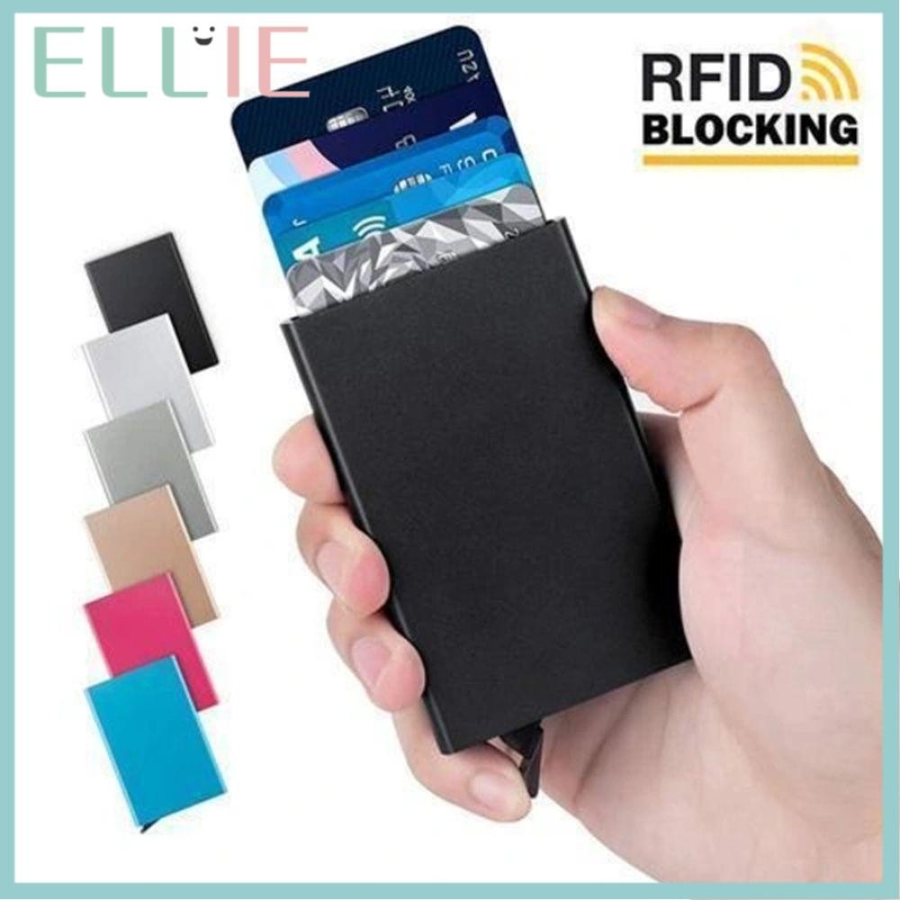 ELLIE ID Protector กระเป๋าอัตโนมัติธุรกิจผู้ชายกระเป๋าสตางค์ RFID ...