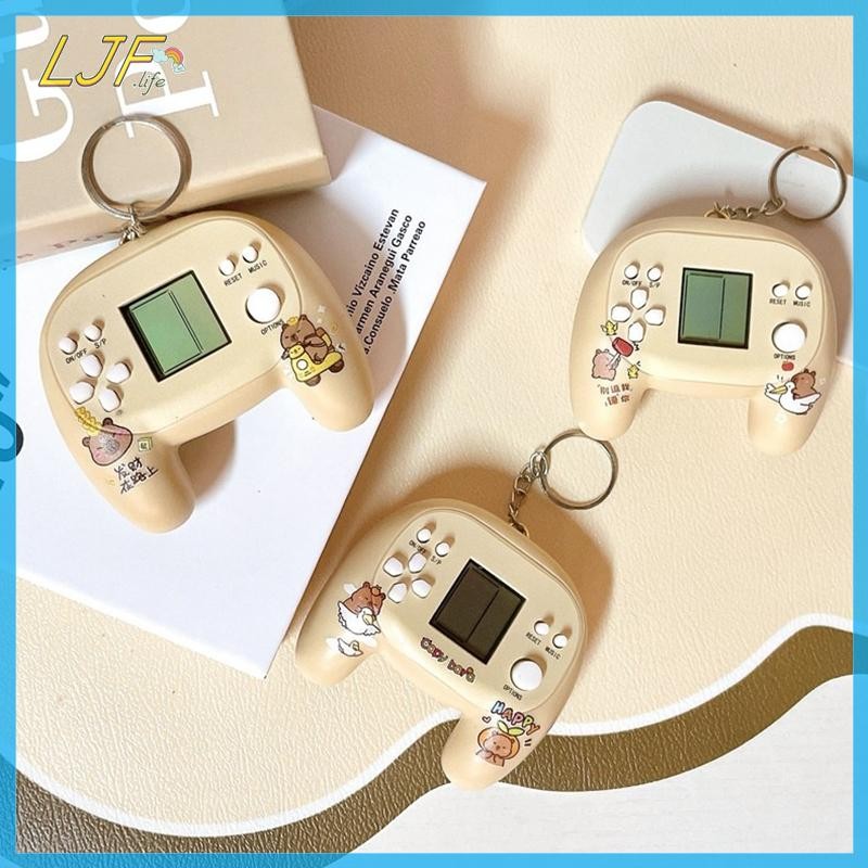 Ljf การ์ตูน Capybara วิดีโอเกมพวงกุญแจ Controller มินิเกม Handle Deion ...